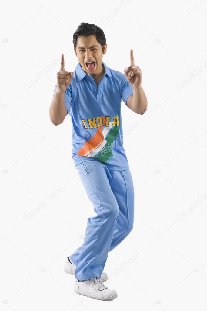 Cricket bowler appealing for a wicket — Stock Photo © imagedb_seller ...