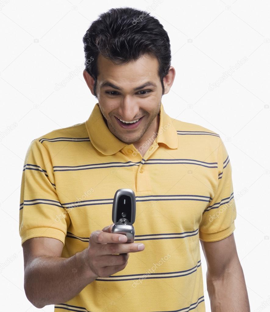 Man text messaging — Stock Photo © imagedb_seller #33028137