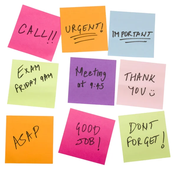 Notes with job messages Stock Photo by ©imagedb_seller 33036199