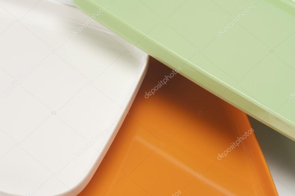 Colorful trays Stock Photo by ©imagedb_seller 33052361