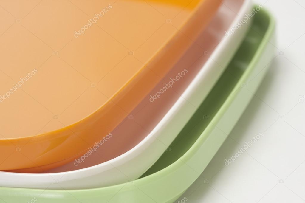 Stack of colorful trays Stock Photo by ©imagedb_seller 33052747