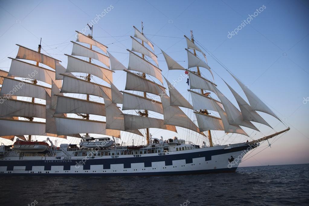 Clipper ship in a sea — Stock Photo © imagedb_seller #33104615