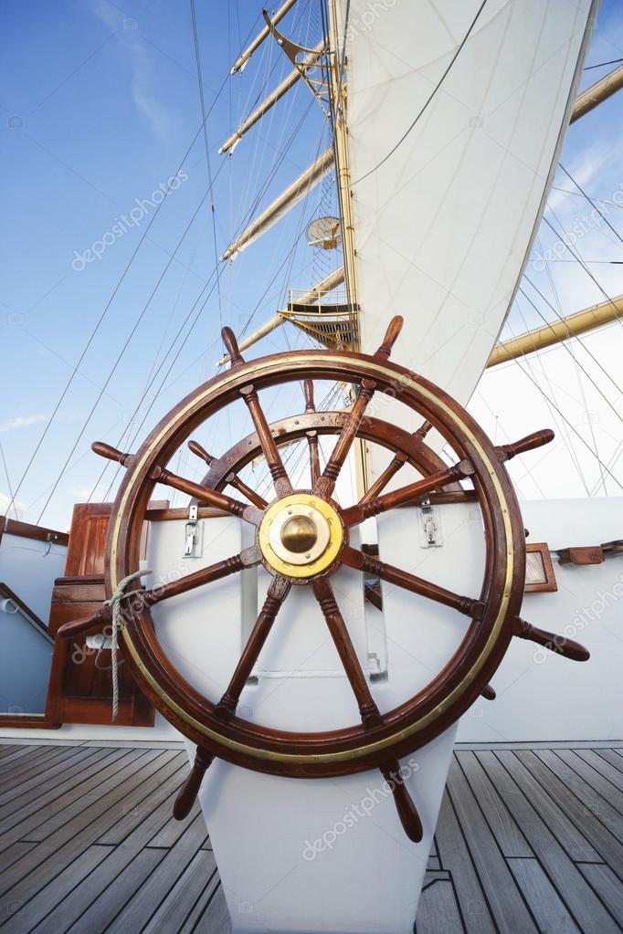 Ships helm — Stock Photo © imagedb_seller #33104851