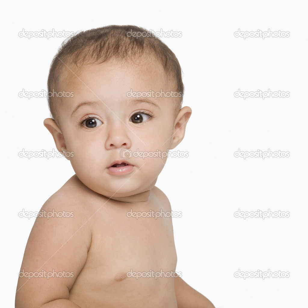Baby boy thinking — Stock Photo © imagedb_seller #33114481