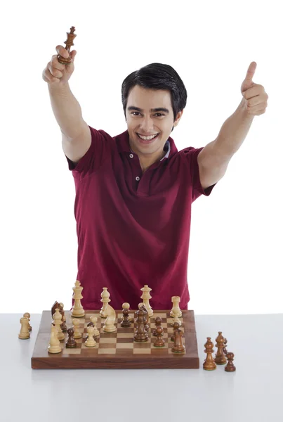 Man playing chess Stock Photo by ©imagedb_seller 33138603