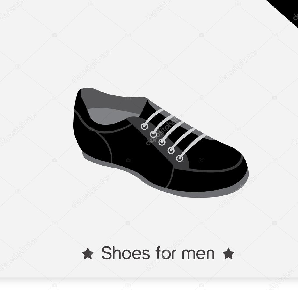 Men Shoe Vector