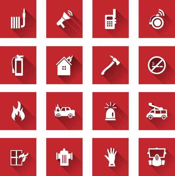 Illustration of Fire Serivice con set Stock Vector by ©Sky-Designs 37845971