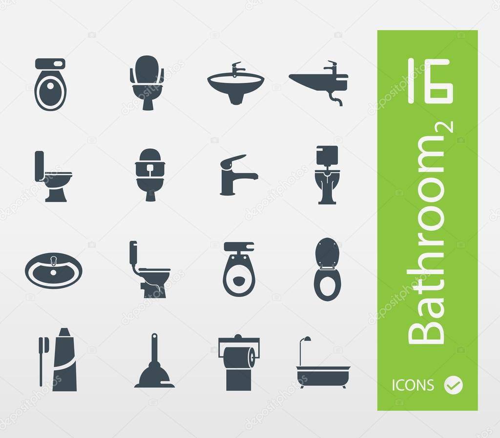 Bathroom icons Stock Vector Image by ©Sky-Designs #42774333