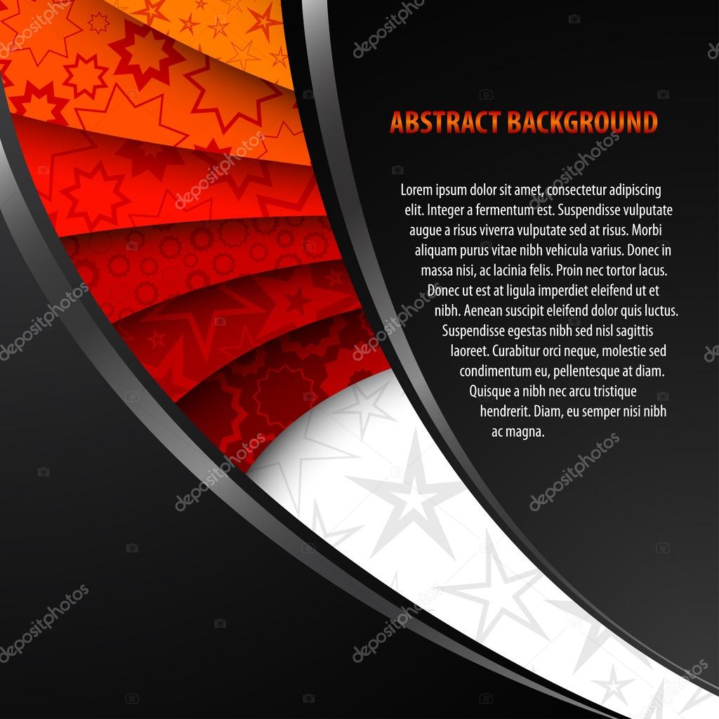 Fondo rojo abstracto Vector de stock #34334859 de ©lukas.majercik