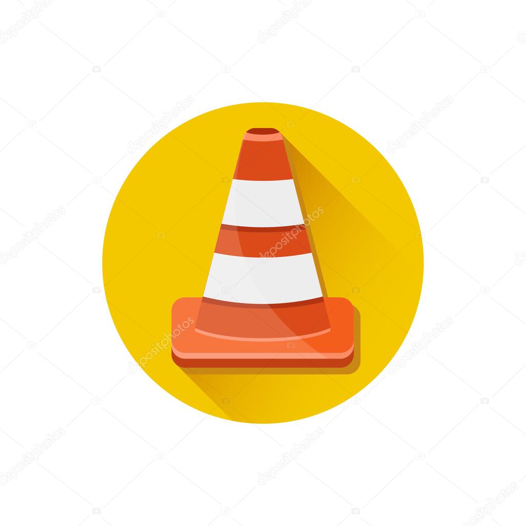 Vector Traffic Cone Icon — Stock Vector © prettyvectors #41494121 Vector Traffic Cone Icon — Stock Vector © prettyvectors #41494121