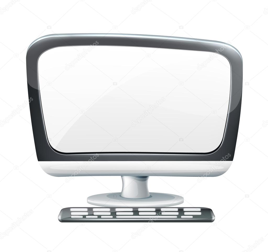 Vektor tecknad dator — Stock vektor #49160121 — Depositphotos