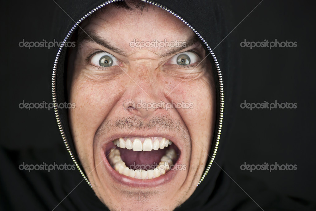 Furious Man Looks To Camera — Stock Photo © jackethead #31526577