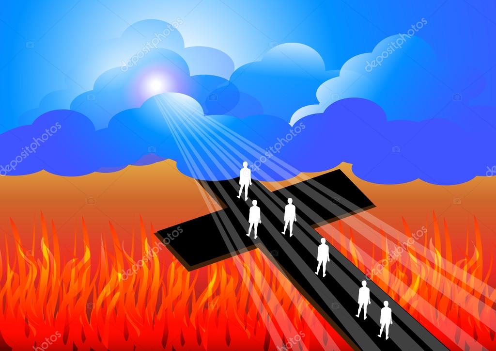 Road to salvation — Stock Vector © gracel1221 #35701261 Road to salvation — Stock Vector © gracel1221 #35701261