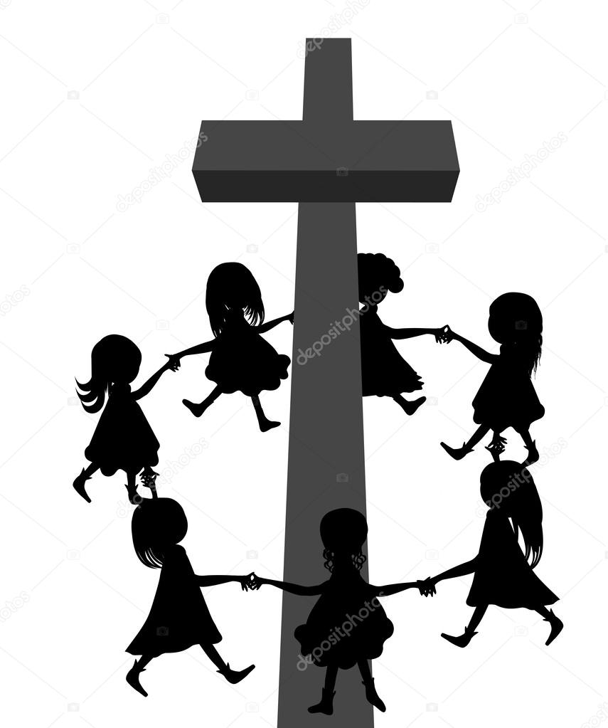 Círculo alrededor de cruz Vector de stock por ©gracel1221 36140571