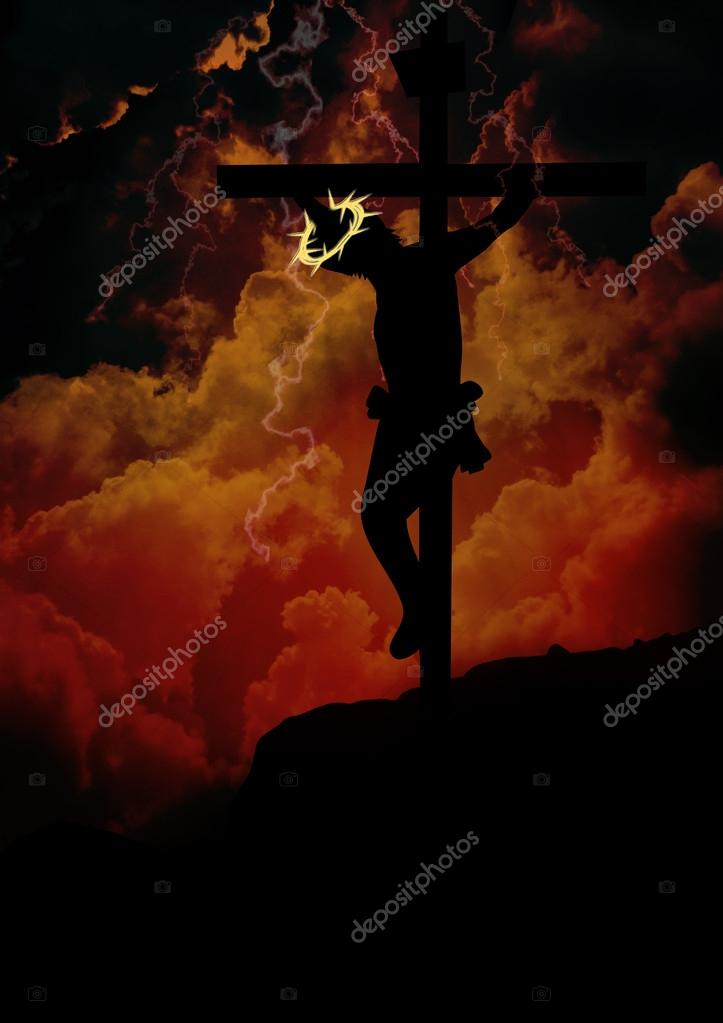 Jesus hanging on the cross Stock Photo by ©gracel1221 36857737