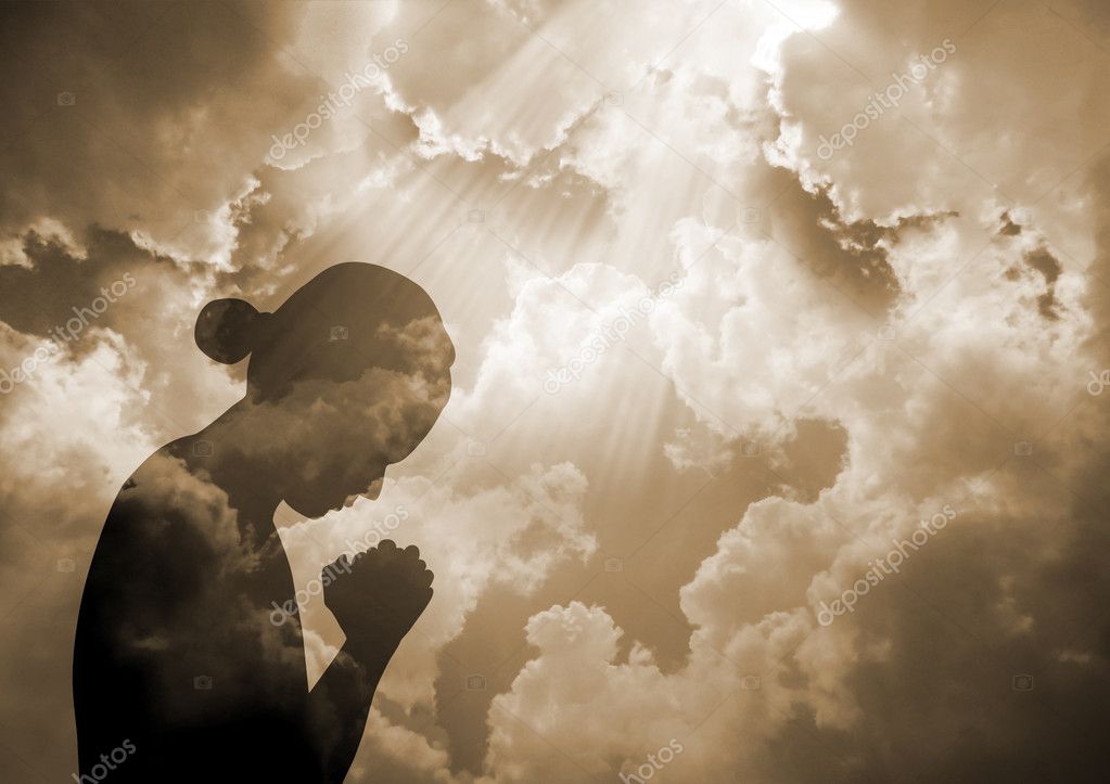 Praying woman Stock Photo by ©gracel1221 49721689