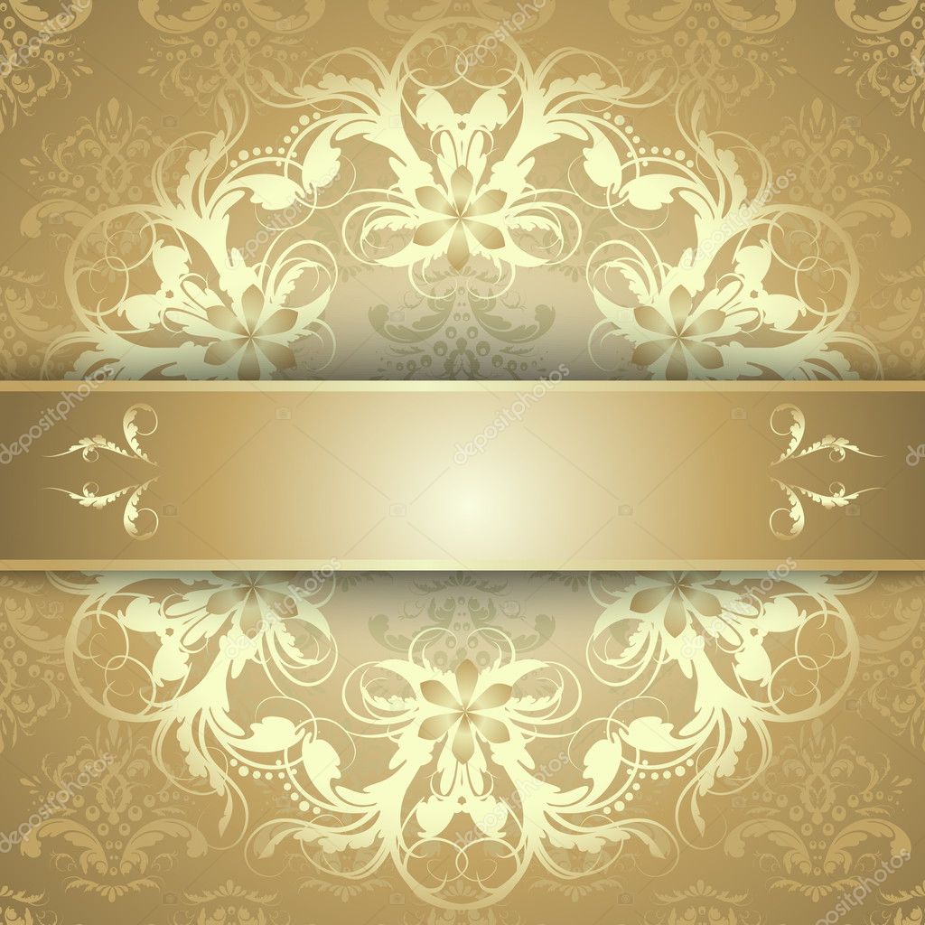 Beautiful gold pattern — Stock Vector © nemetse #36964741