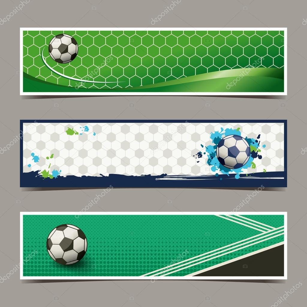 Banner soccer design Stock Vector by ©orangeberry 31196189