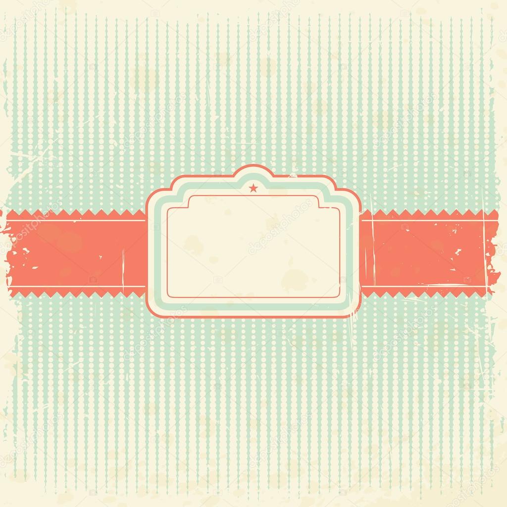 Tarjeta retro Vector de stock #43412329 de ©orangeberry