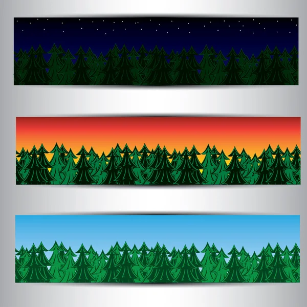 1,040 Skyline night forest Vector Images, Skyline night forest ...