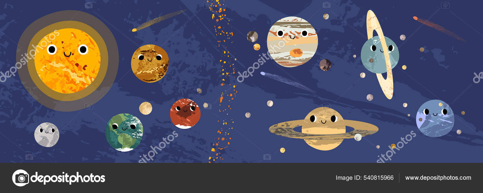 Planets With Faces Funny