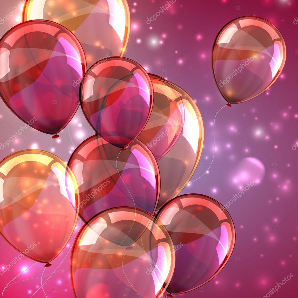 Holiday balloons background Stock Vector Image by ©maximmmmum #36758565