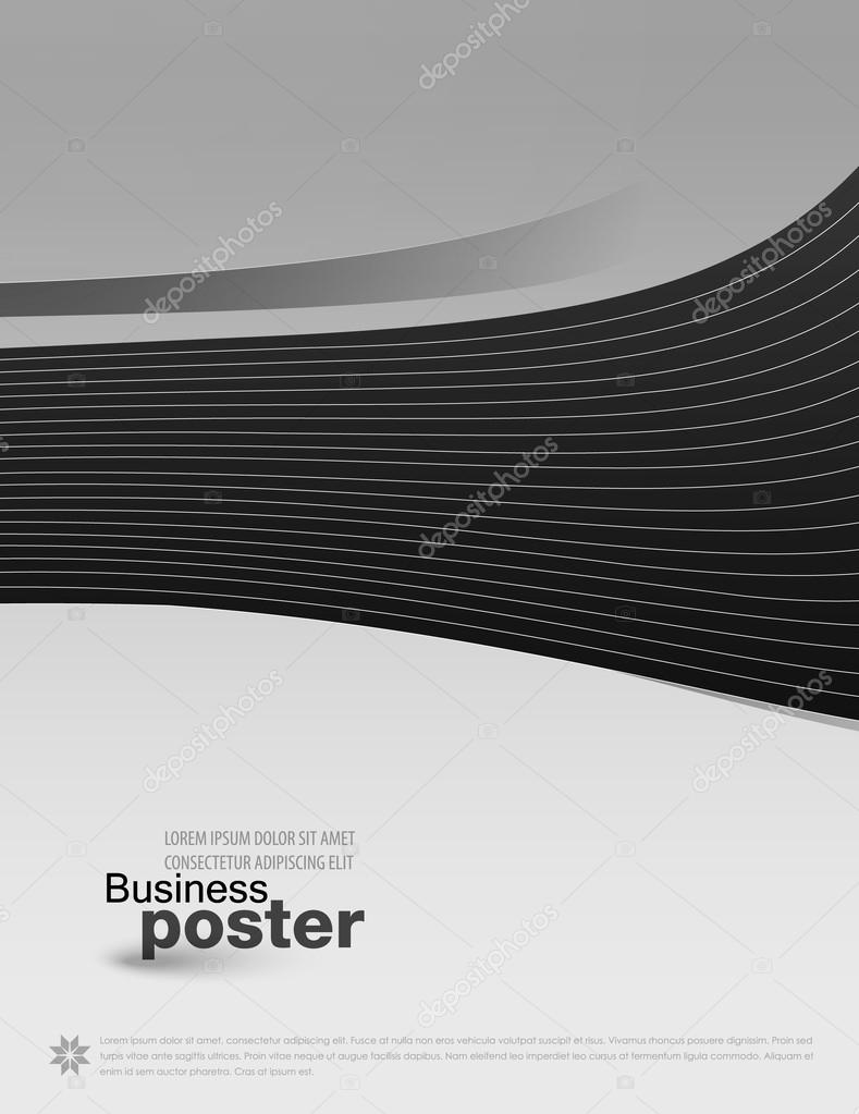 Presentation of business poster Stock Vector by ©bkamasova 33198345