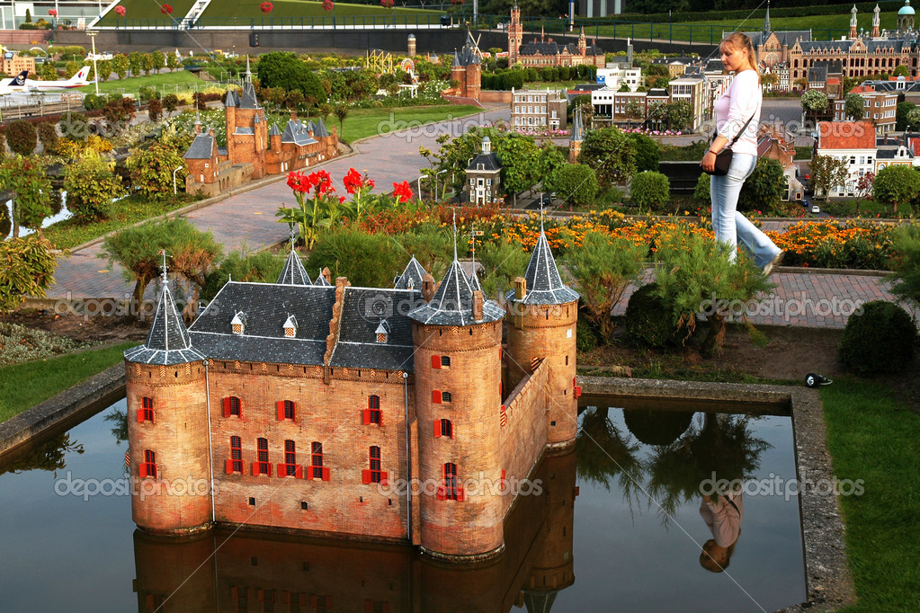 Miniature city Madurodam, The Hague, Netherlands — Stock Photo ...