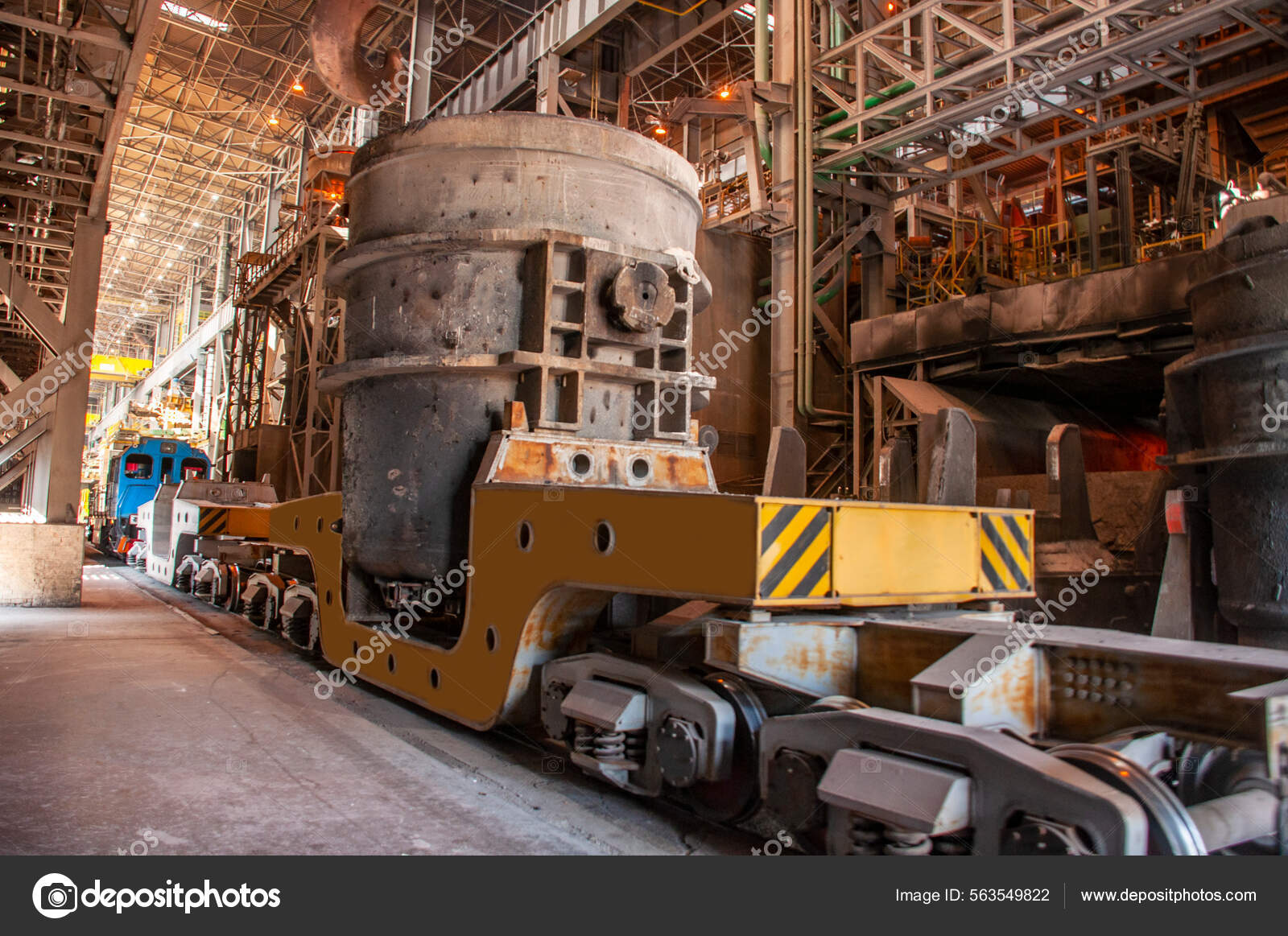 Slag Transports Hot Slag Metallurgical Shop — Stock Photo © jeka111087 ...