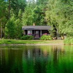 Cottage by the lake in rural Finland Stock Photo by ©nblxer 53980341
