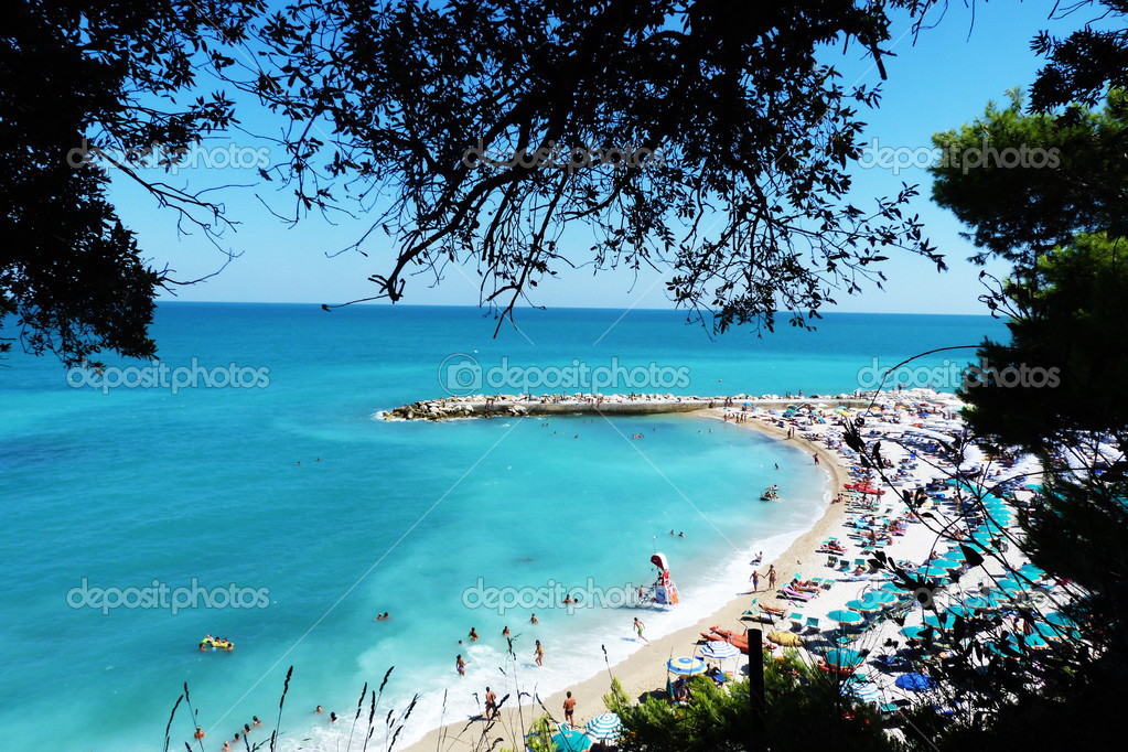 Numana beach, Marche, Italy — Stock Photo © sansa55 #32303805
