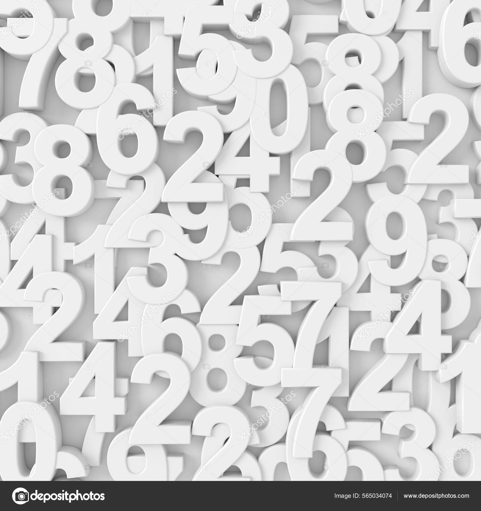Abstract Background Random Numbers Rendering — Stock Photo © dekzer007 ...