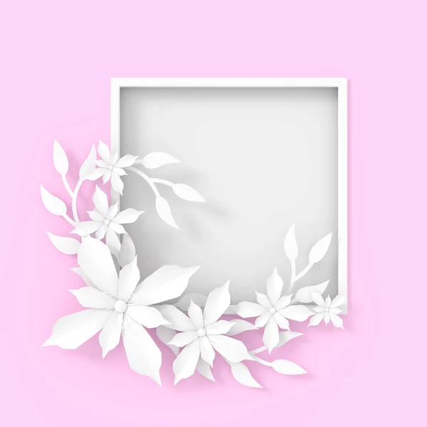 Fotos de Frame van witte bloem, Imagens de Frame van witte bloem sem ...