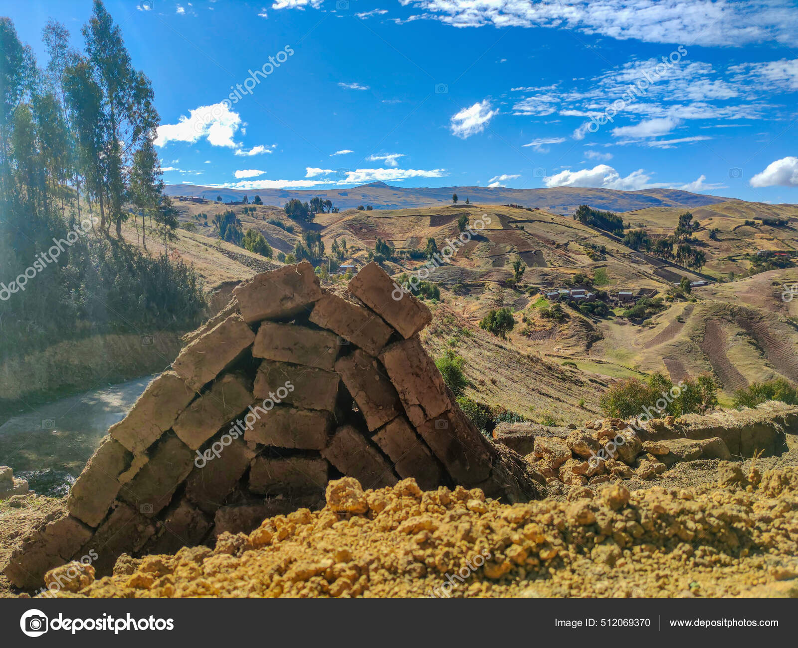 Solid Block Uncooked Earth Stock Photo by ©Wirestock 512069370
