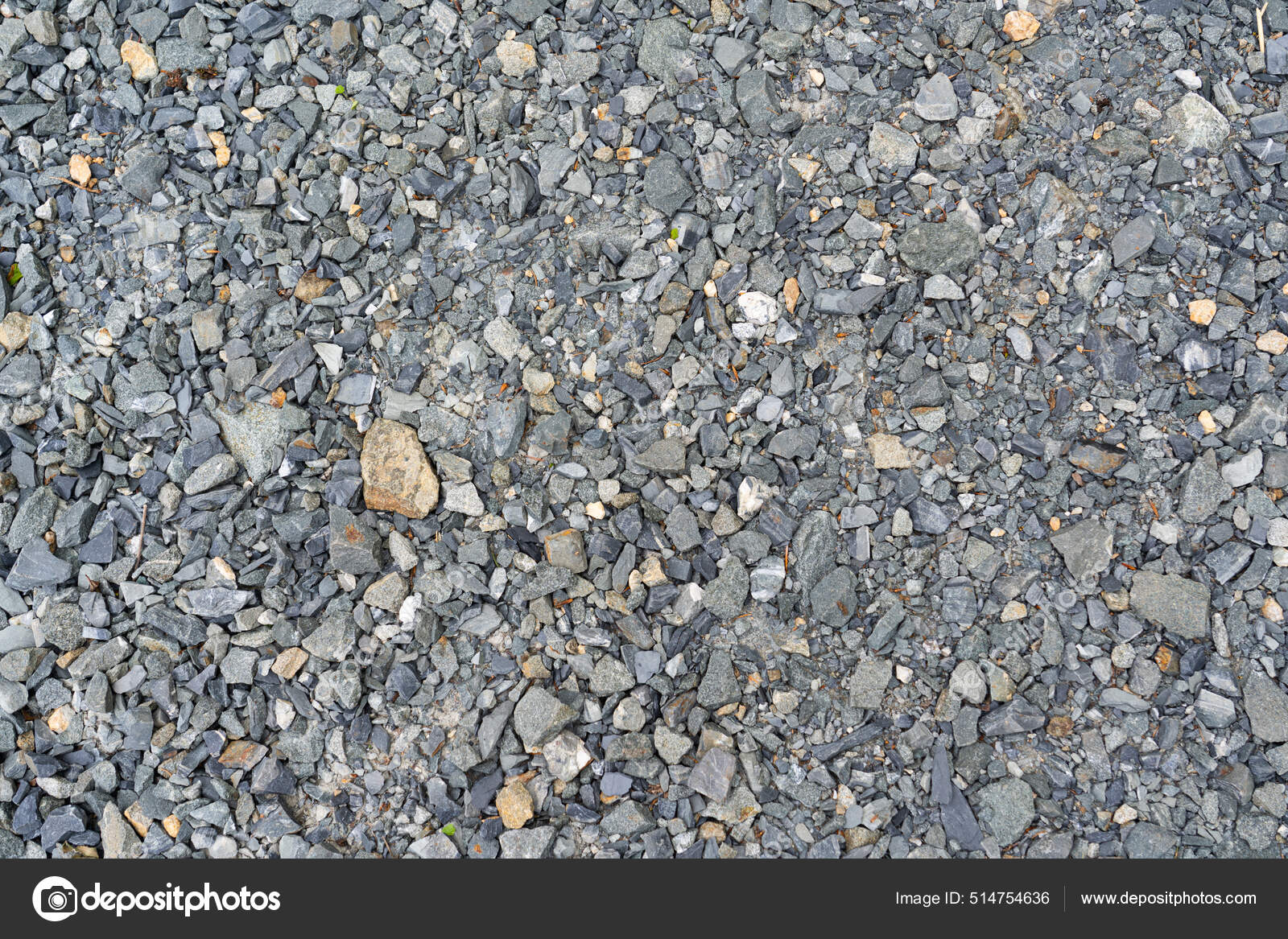 Stony Soil Texture Stones Gravel Split Gray Background — Stock Photo ...