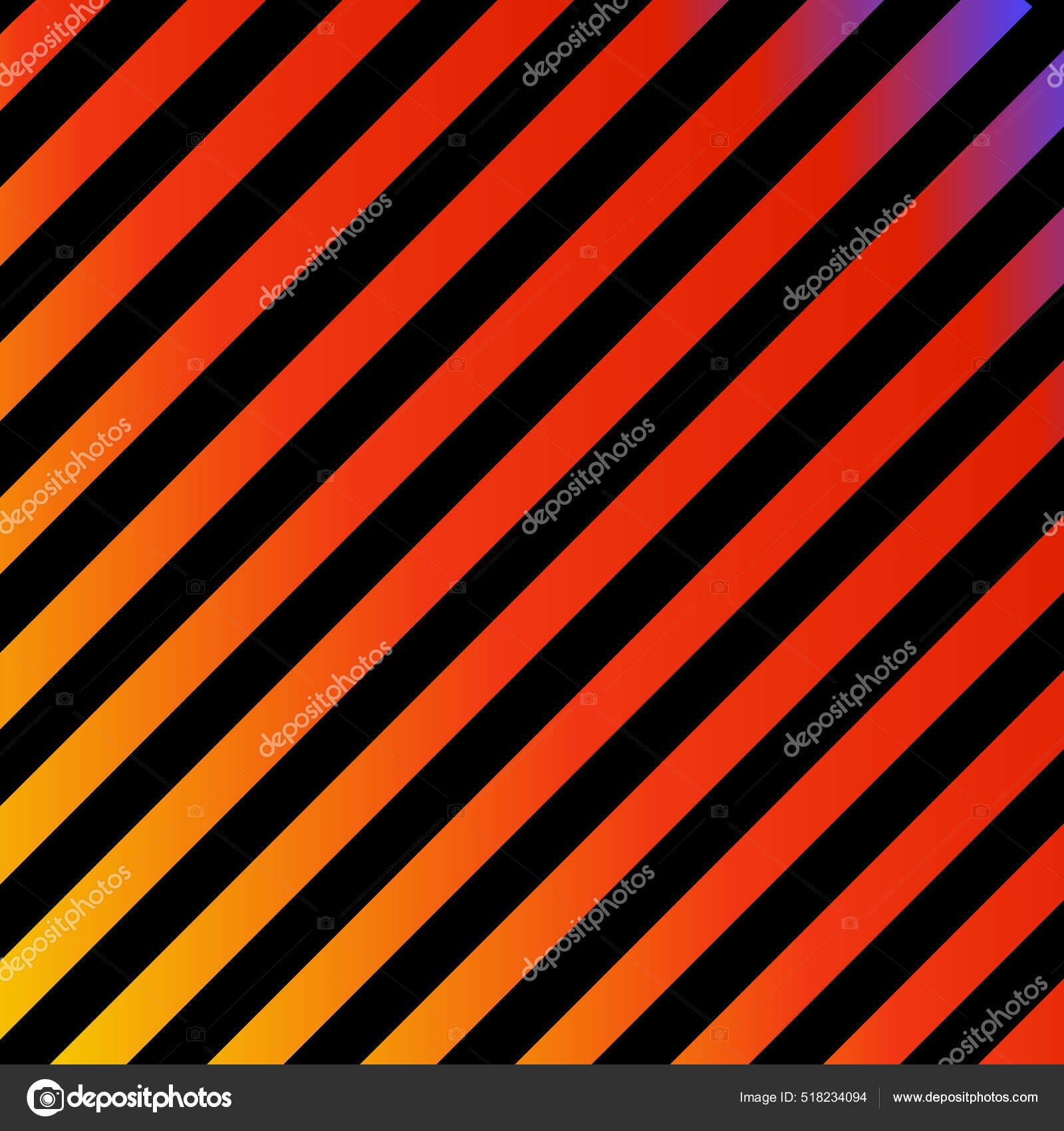 Gradiente Rojo Naranja Tiras Fondo Ilustración Líneas Colores ...