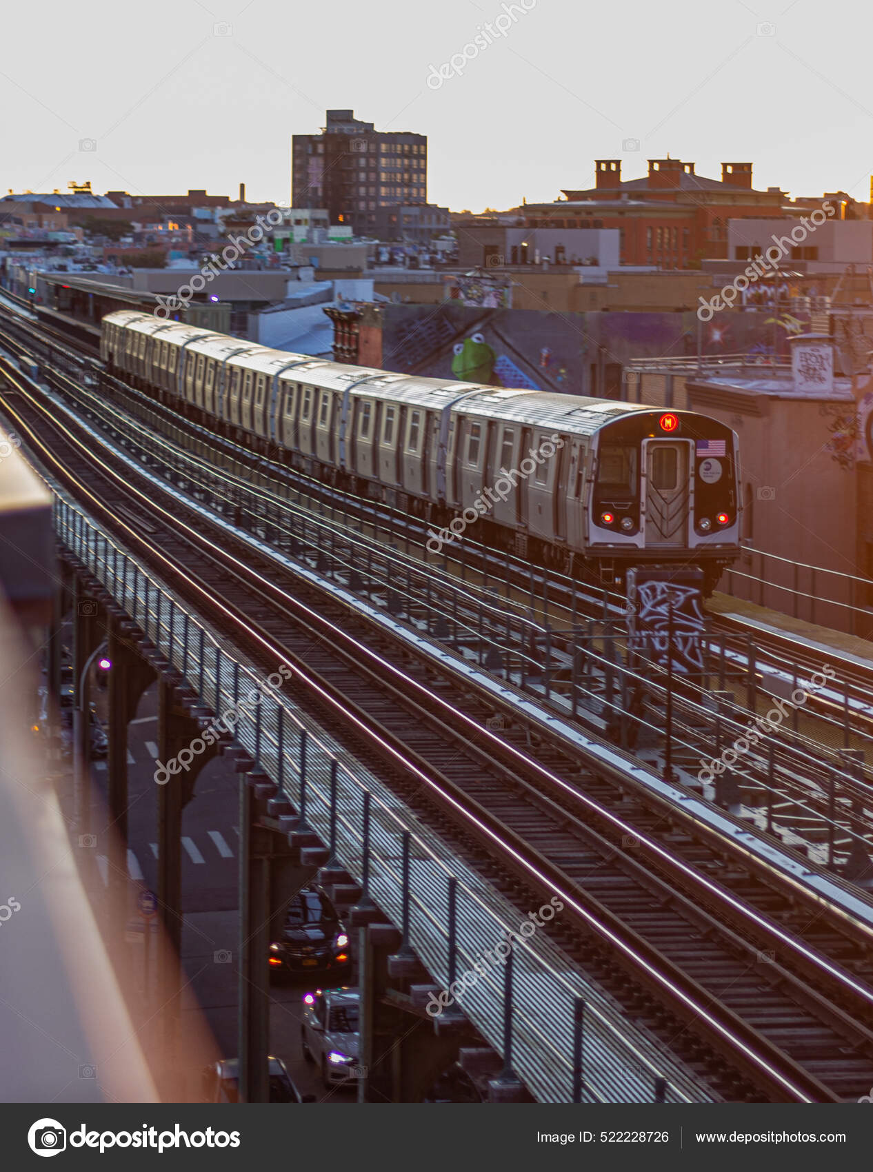 Vertical Shot Train City — Stock Photo © Wirestock #522228726