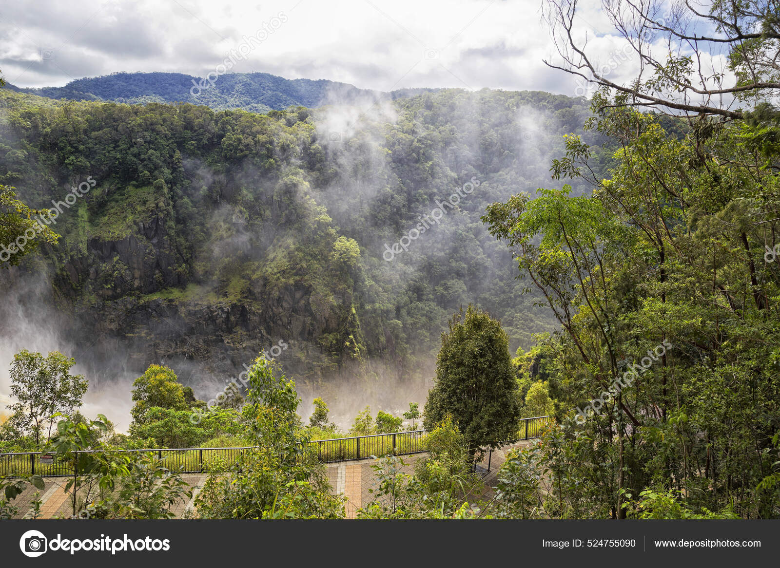 Gorge Barron Falls Kuranda Tropical North Queensland Australia Stock ...