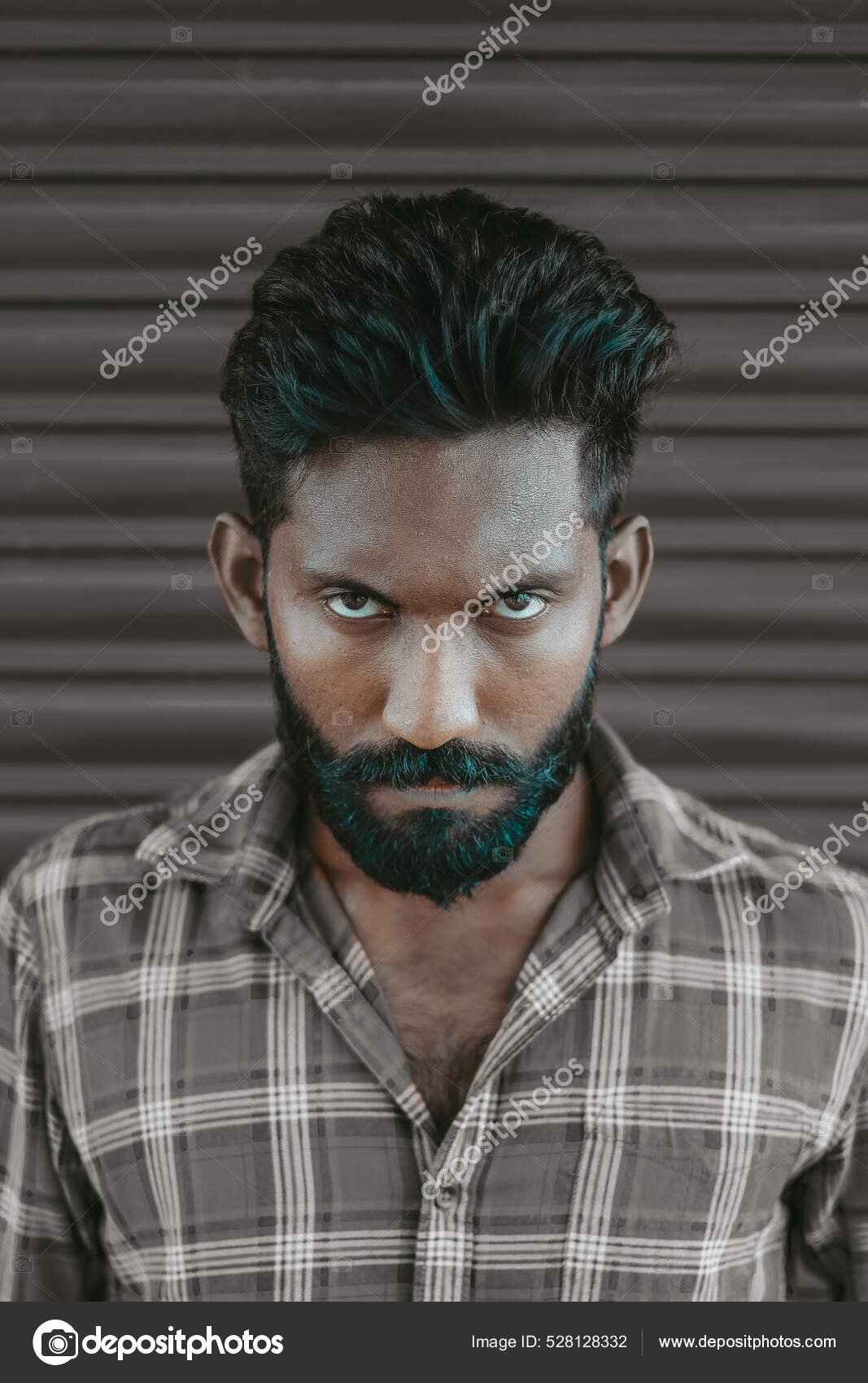 Portrait Attractive Indian Man Angry Look — Stock Photo © Wirestock ...