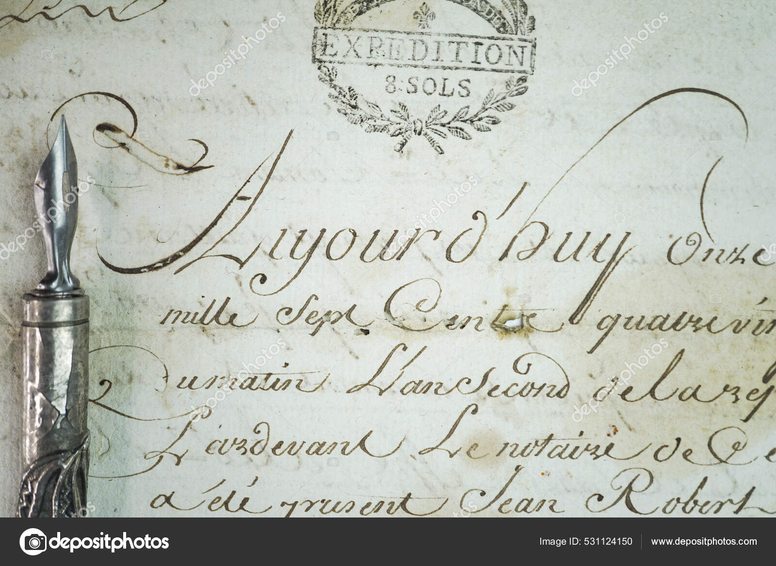 Series Samples Different Old Fashioned Writing Techniques Different ...