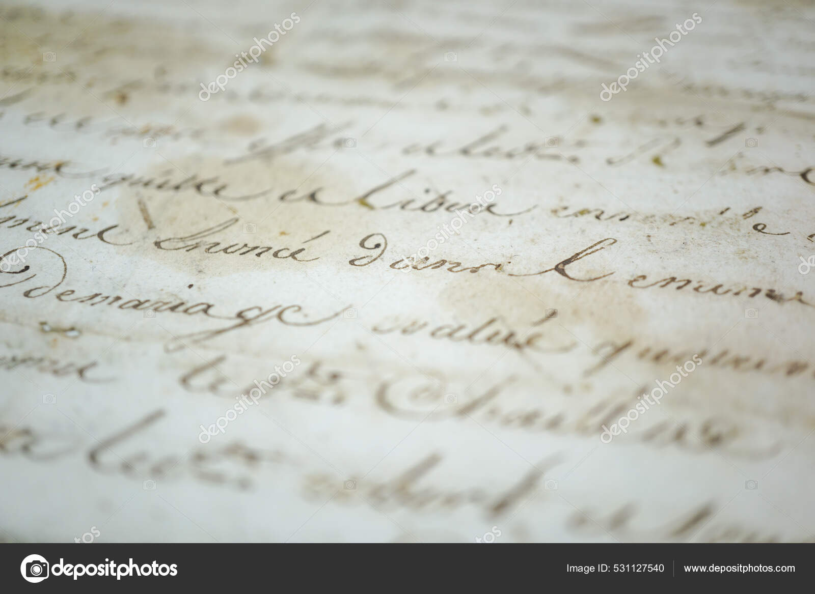 Series Samples Different Old Fashioned Writing Techniques Different ...