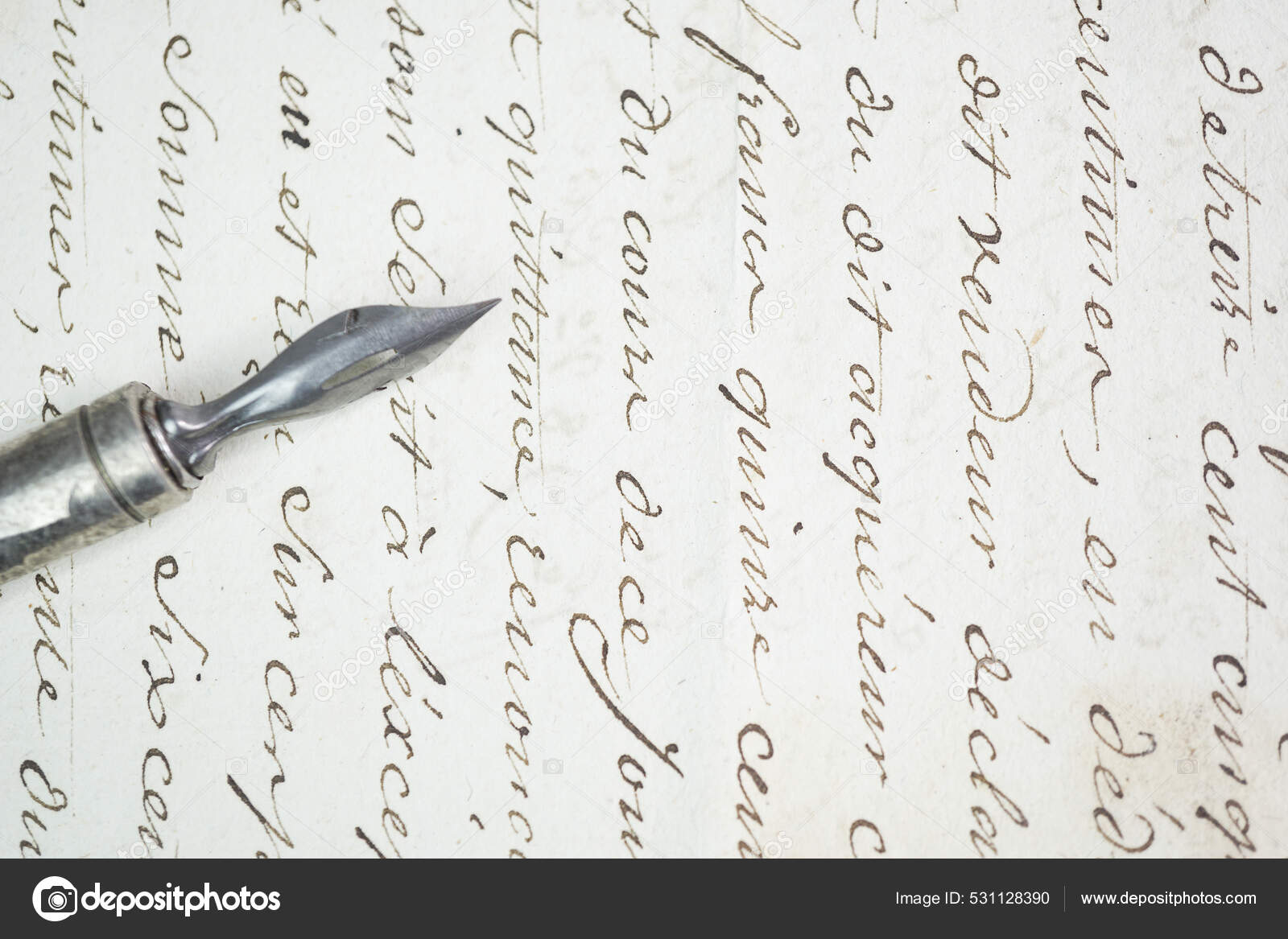 Series Samples Different Old Fashioned Writing Techniques Different ...