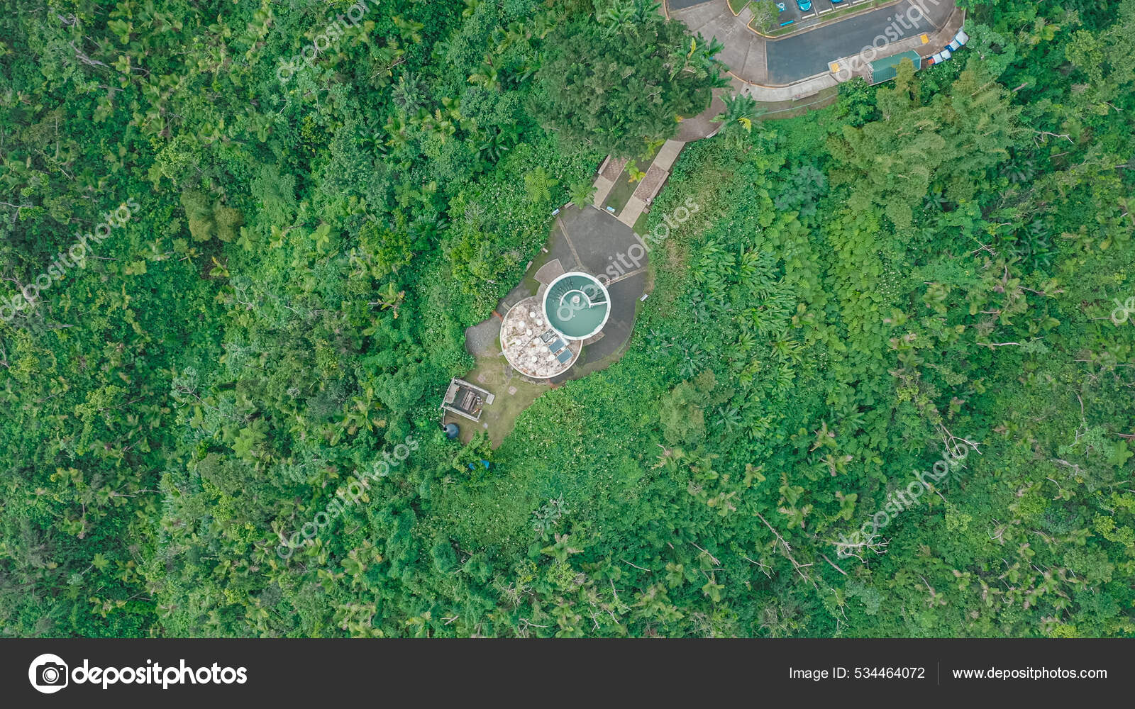 Yokahu Tower Yunque National Forest Puerto Rico Stock Photo by ...