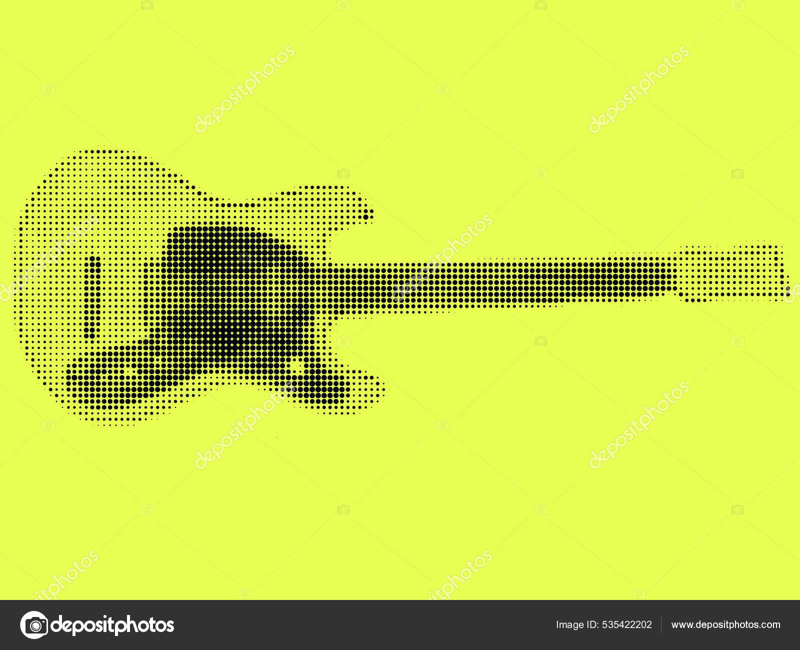 Abstract Art Background Guitar — Stock Photo © Wirestock #535422202