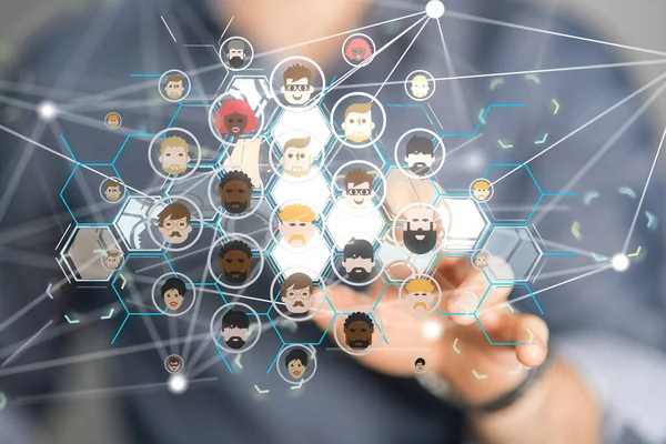 Connecting people technology Stock Photos, Royalty Free Connecting ...