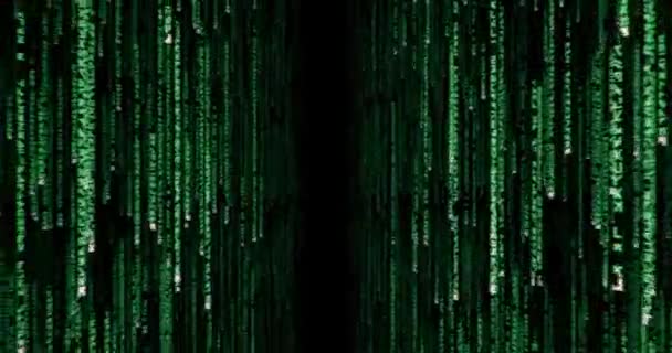 Green Digital Signs Animation Footage Vfx Background — Stock Video ...