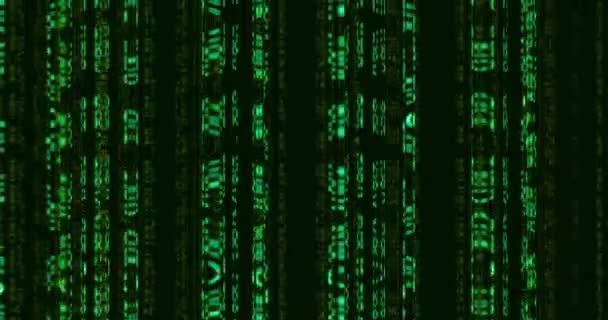 Green Digital Signs Animation Footage Vfx Background — Stock Video ...