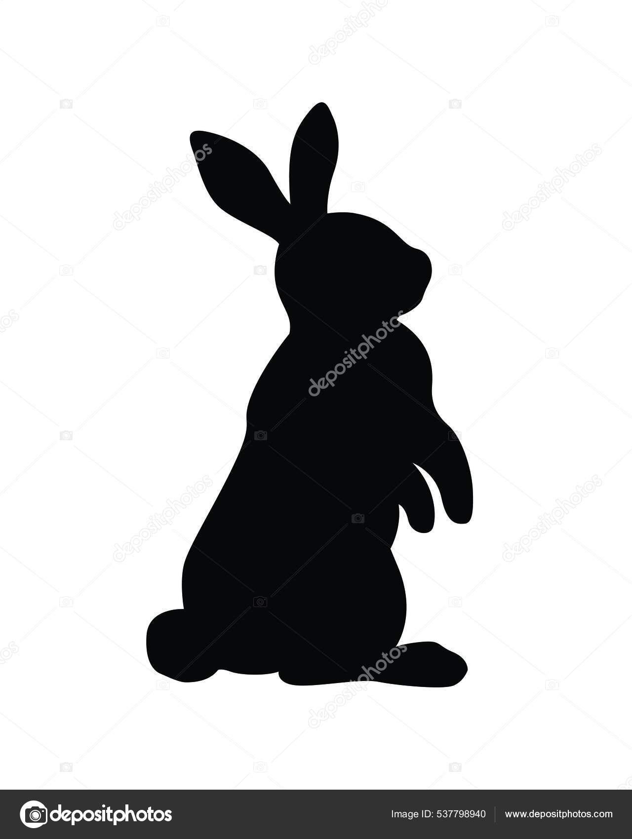 Rabbit Silhouette Clip Art