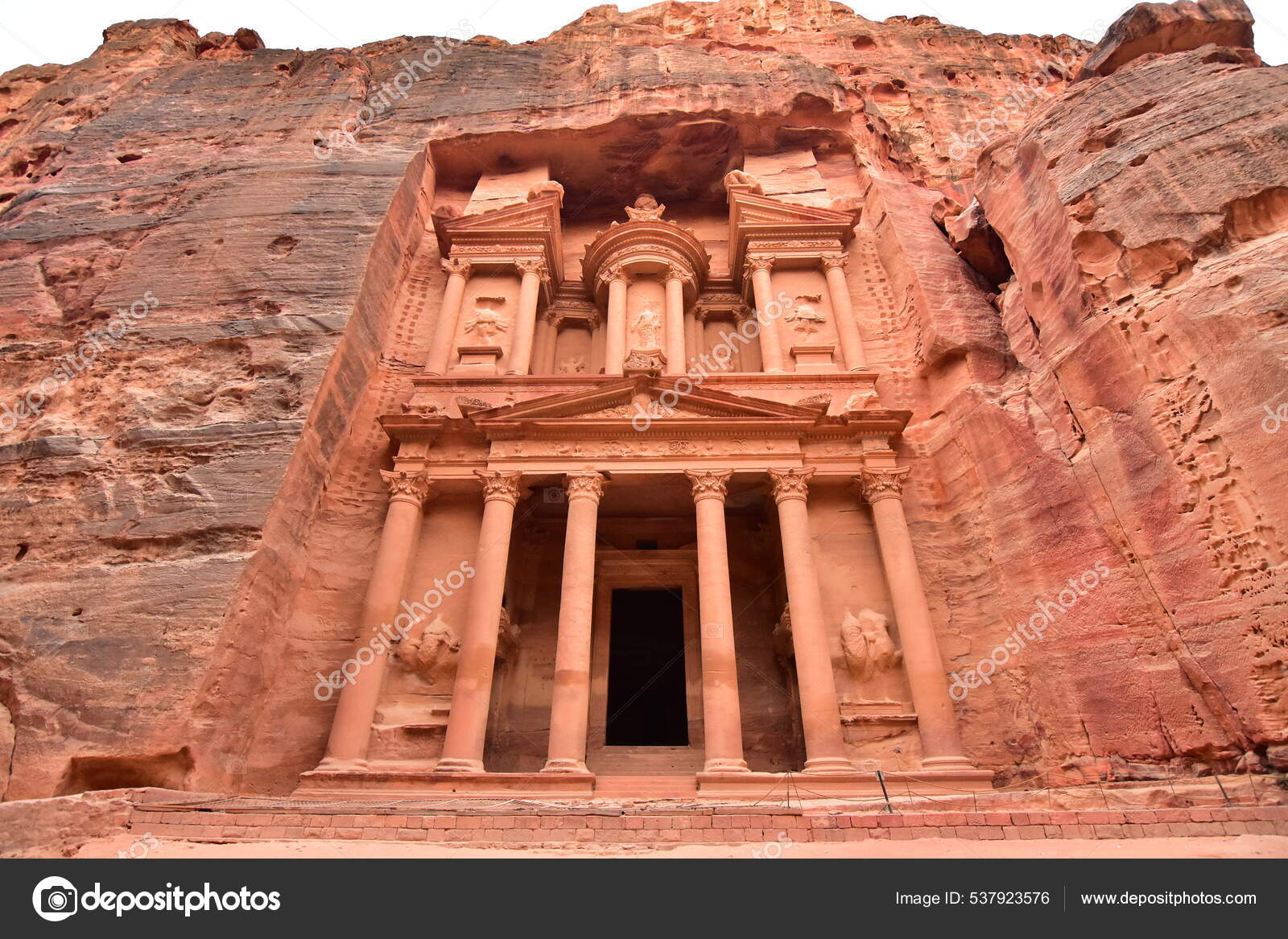Ancient Ruins Petra Jordan Stock Photo by ©Wirestock 537923576