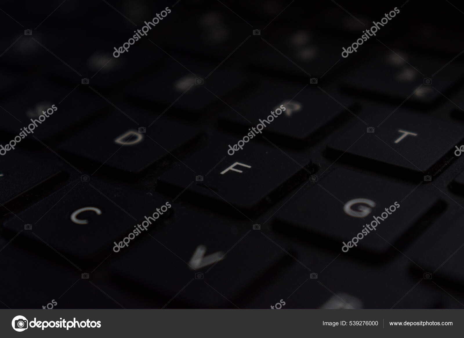 White Keyboard Black Enter Buttons Computer Desktop — Stock Photo ...
